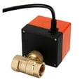 Ball Valve Dn15 Dn20 Dn25 Motorized Electric 2 Way Brass Ball Valve