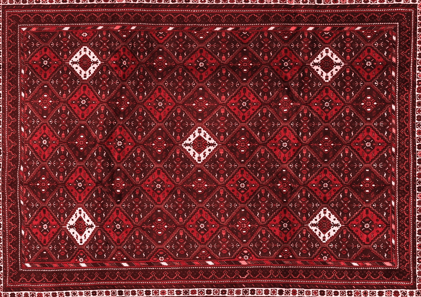Ahgly Company Indoor Rectangle Persian Red Traditional Area Rugs, 8' x ...