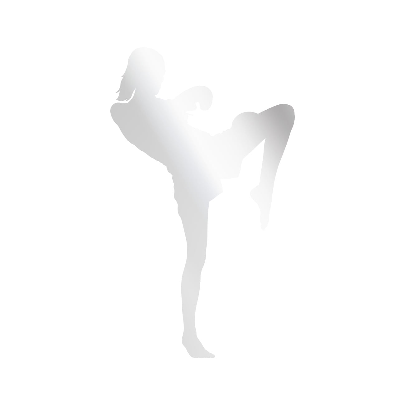 Girl Muay Thai Sticker Decal Die Cut - Self Adhesive Vinyl ...