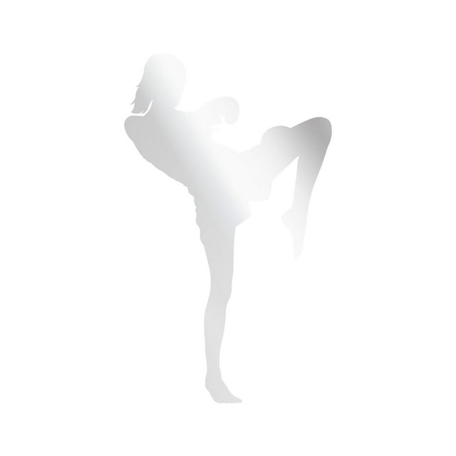 Girl Muay Thai Sticker Decal Die Cut - Self Adhesive Vinyl ...