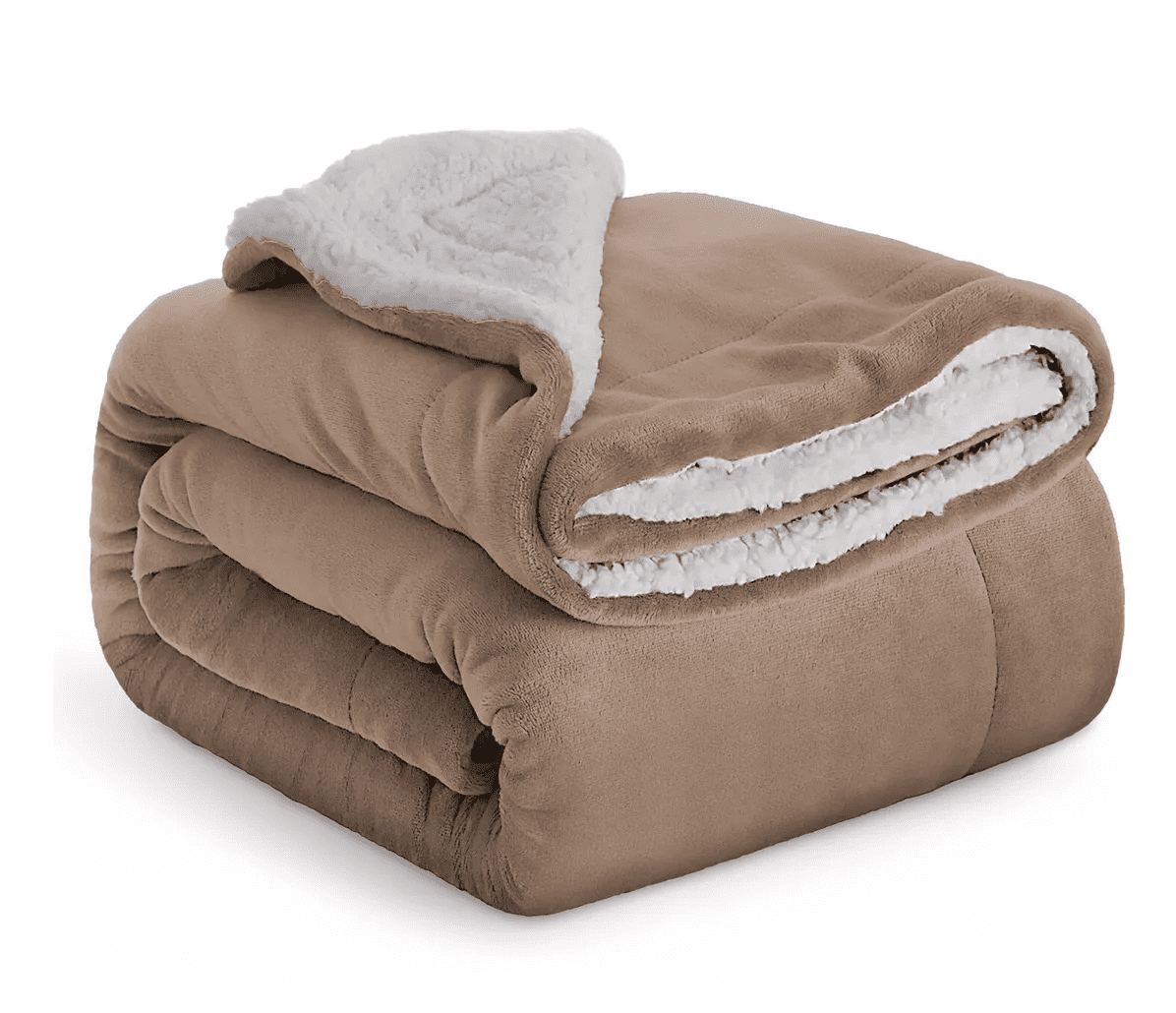 Cobija Polar Matrimonial Frazada Suave Con Sherpa Calientita CAQUI | Walmart en línea