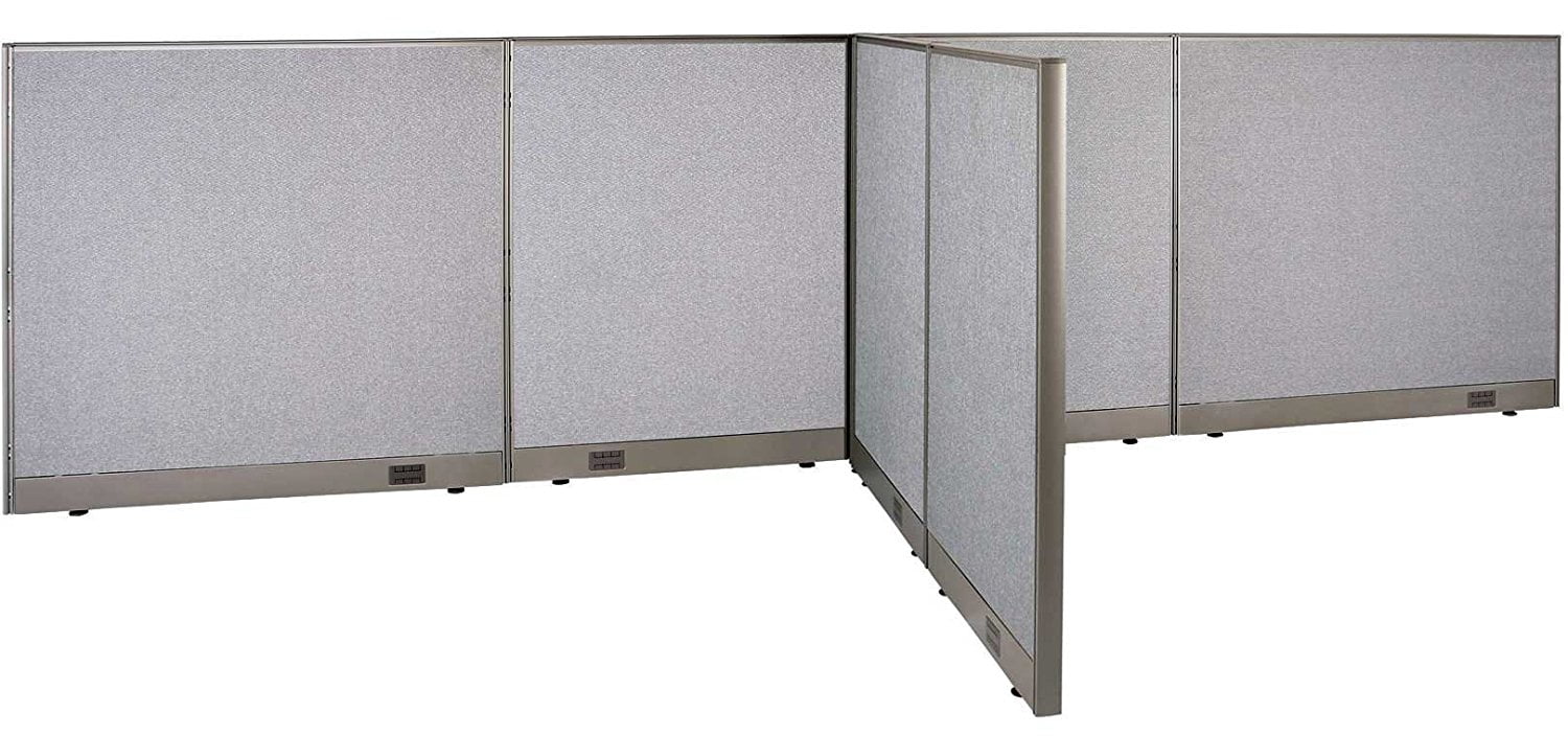 GOF T-Shaped Freestanding Partition 60d x 168w x 48h / Office, Room ...