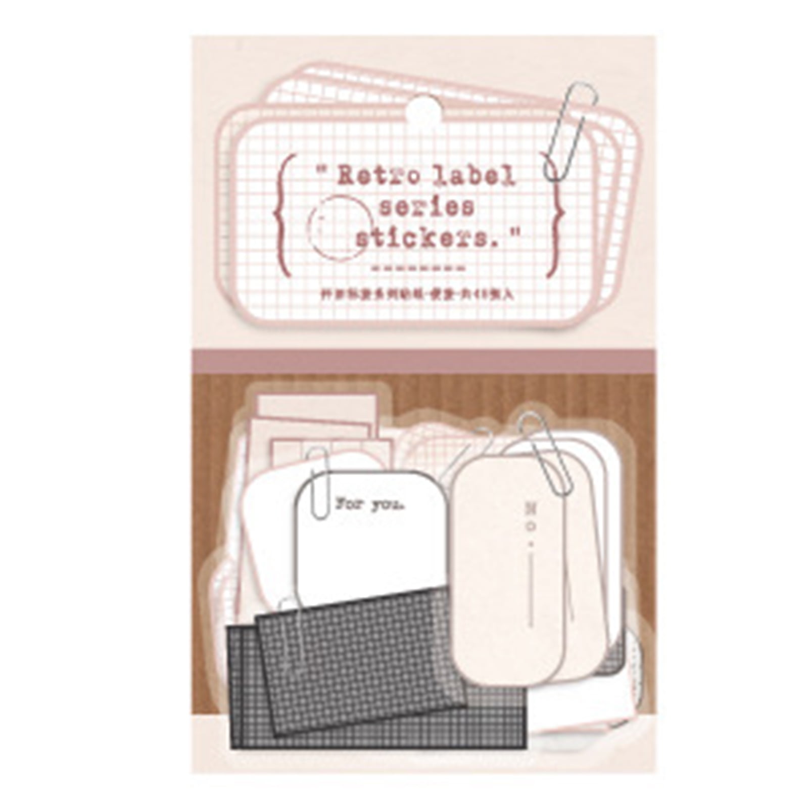 Farfi 45Pcs Pocket Stickers Clear Print Easy to Write Rich Patterns ...