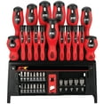 Free Shipping! Performance Tool W1727 39pc Screwdriver Set w/ Rack ...