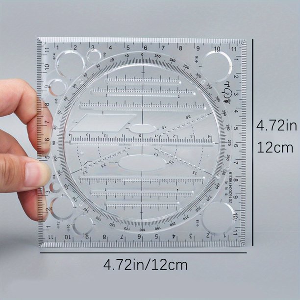 Unlock Your Creativity with Our Multifunctional Quick Drawing Ruler Set ...