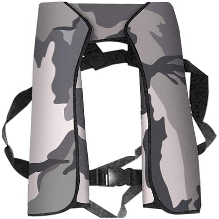 Adult Fully Automatic Inflatable Life Jackets Collar Fishing Inflatable ...