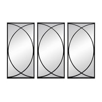 CC Home Furnishings Full Length Swivel Floor Mirror - 6.5' - Black ...