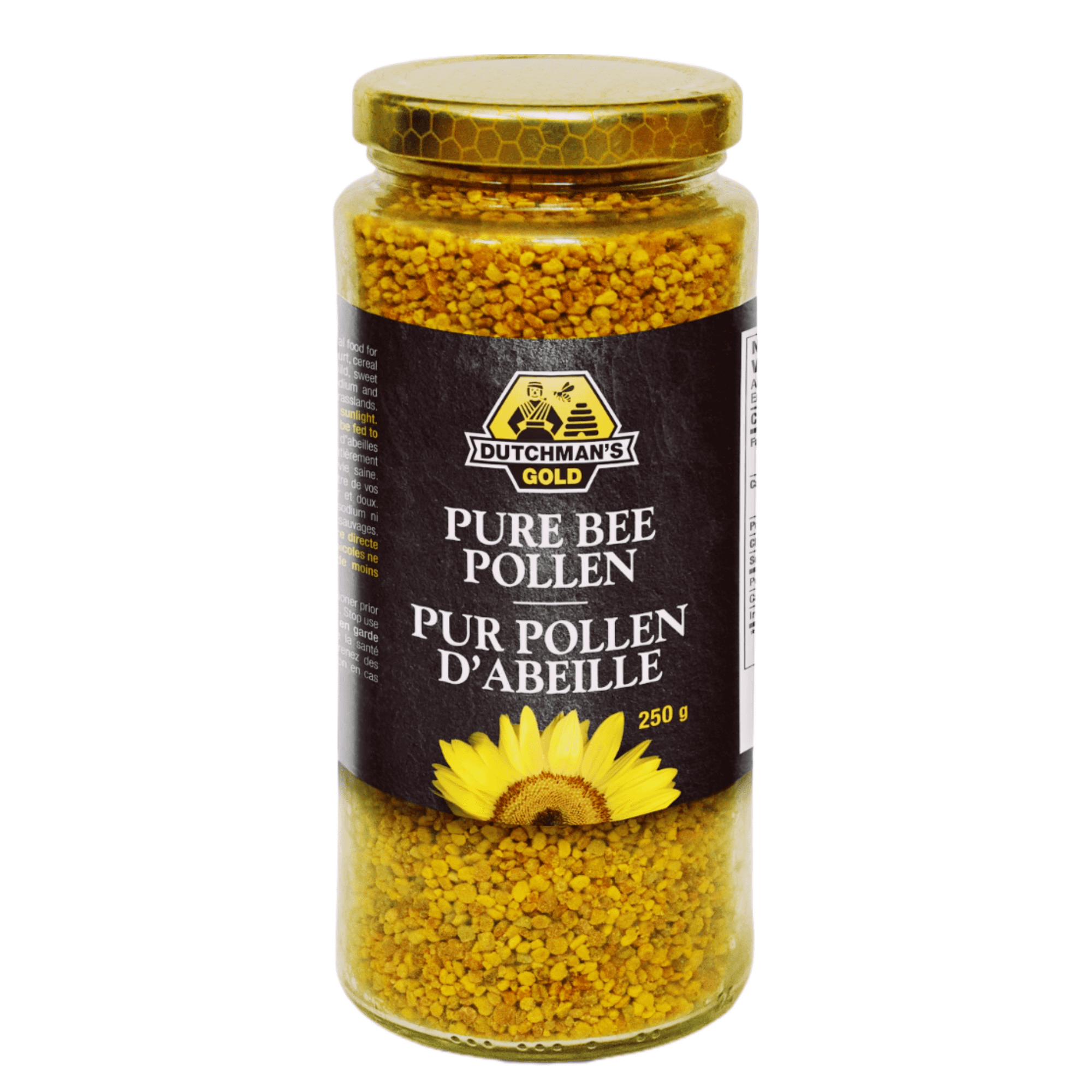 Click here for Dutchmans Gold Pure Bee Pollen 250g Glass Jar prices