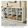 Better Homes & Gardens X Shelf Cube Organizer Insert, White Texture ...