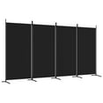 vidaXL 3-Panel Room Divider Panel Privacy Screen Room Partition Multi ...