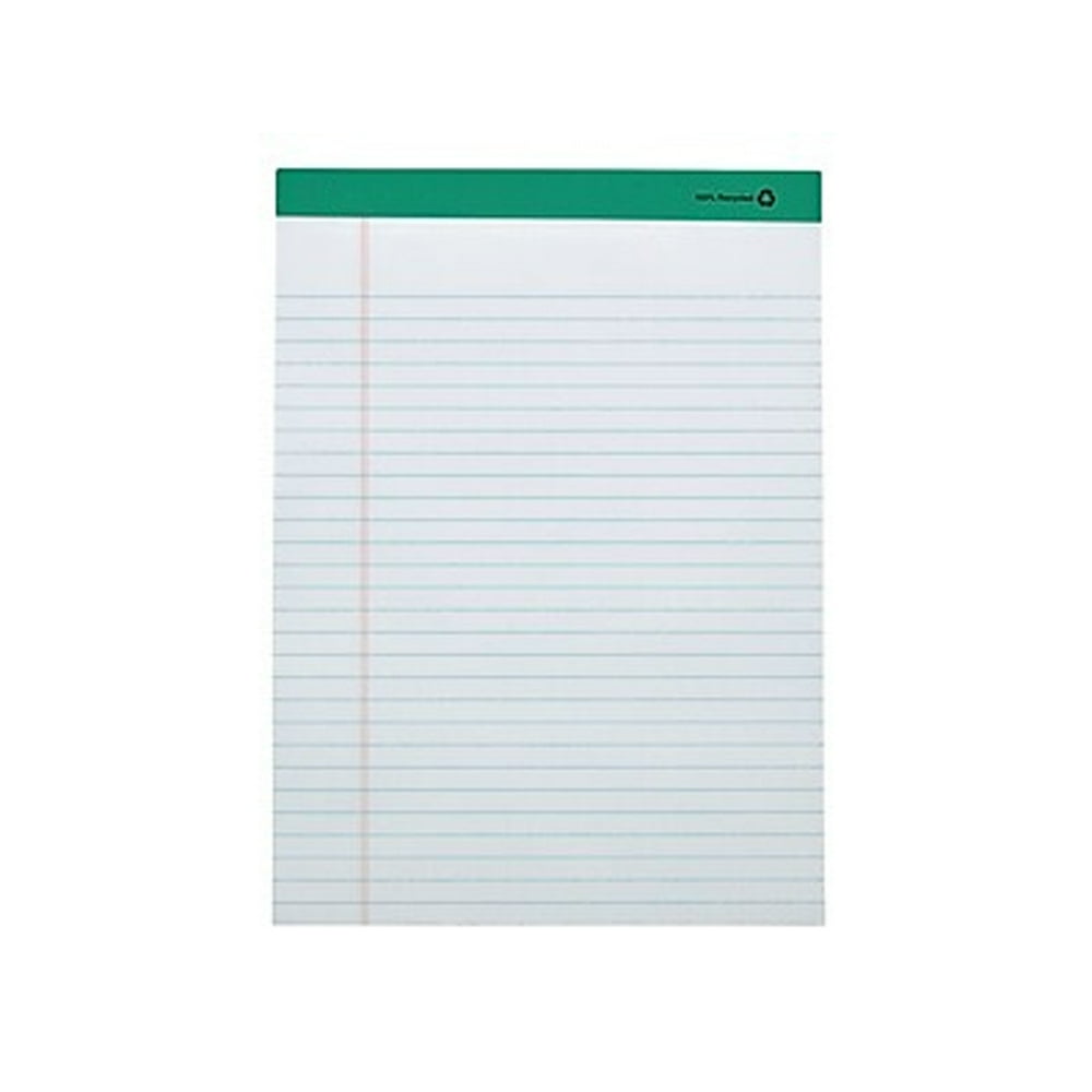 MyOfficeInnovations Notepads 8.5" x 11.75" Wide White 50 Sh./Pad 12 ...