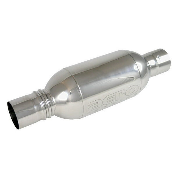 AERO Exhaust AERO Turbine XL Performance Muffler Polished 304 Grade ...