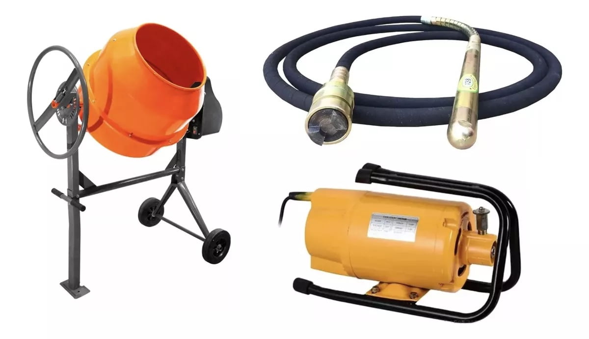 Revolvedora De Concreto Electrica ZAIT 1/2 Saco 160 L 1.4HP 1000 ...