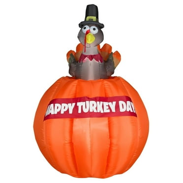 Northlight Inflatable Turkey Fall Harvest Outdoor Decoration - 6 ...