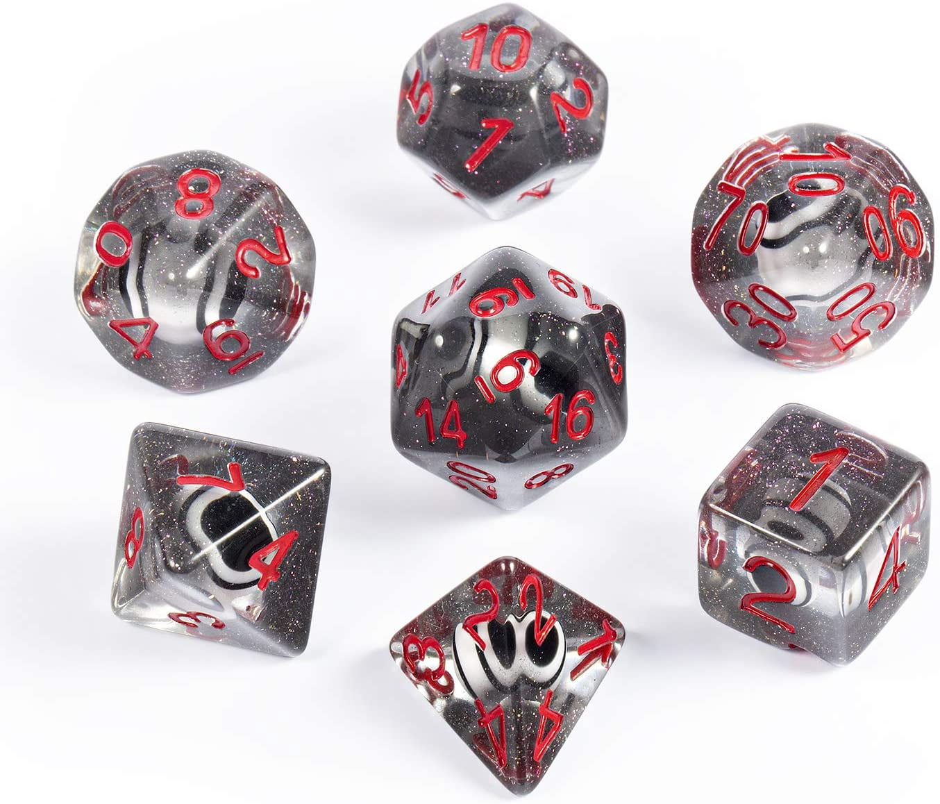 Role Playing Games Bright Glitter confetti dice Dungeons and Dragons ...