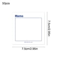 AYktou 10 Pcs Sheets Sticky Notes, 3×3 Inch Horizontal Lined Self-Stick ...