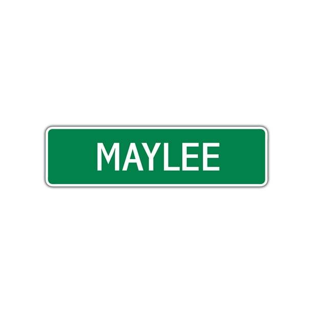 Maylee Girls Name Letter Printed Label Novelty Childrens Bedroom Indoor ...