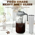 64oz Cold Brew Coffee Maker & Multipurpose Mason Jar with Stainless ...