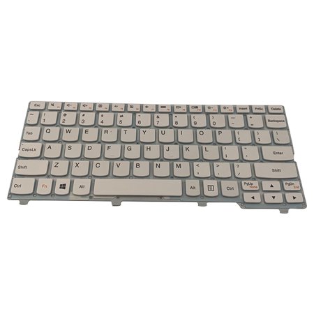 White Laptop Keyboard Fluent Typing Durable Material: The laptop Input ...