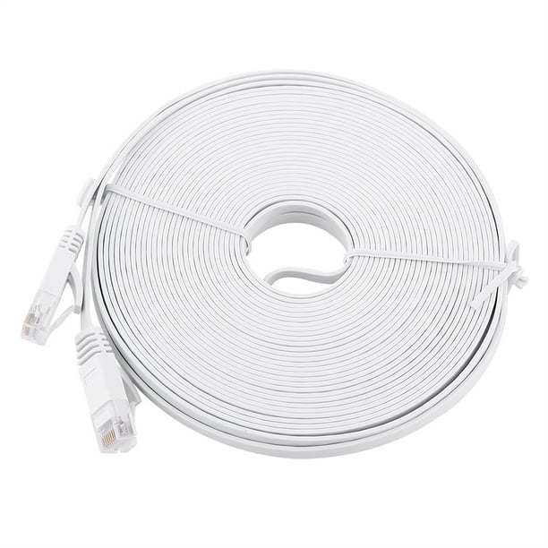 Cable plano de red Ethernet RJ45 CAT6, cable de conexión UTP para ...