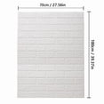 3D Self-Adhesive Wallpaper 70cm*1/5/10m Continuous Waterproof Brick ...