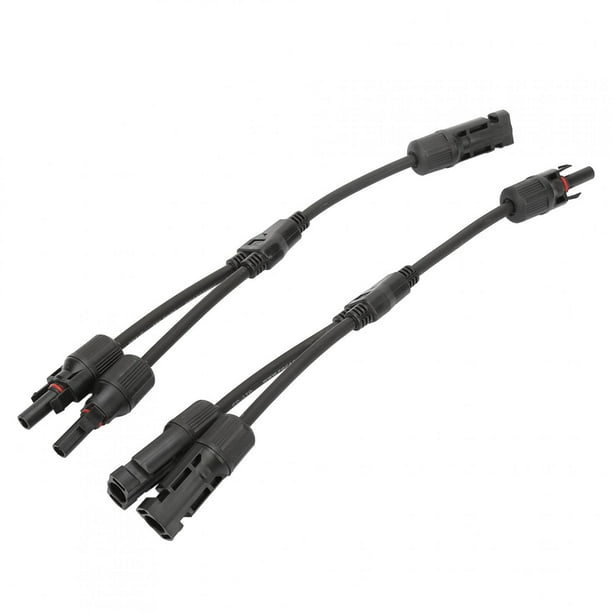Solar Panel Connector,1 Pair Y Branch Solar Panel Cable Splitter Solar ...