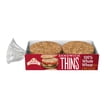 Oroweat Pre-Sliced 100% Whole Wheat Sandwich Thins Rolls, 6 Pack ...