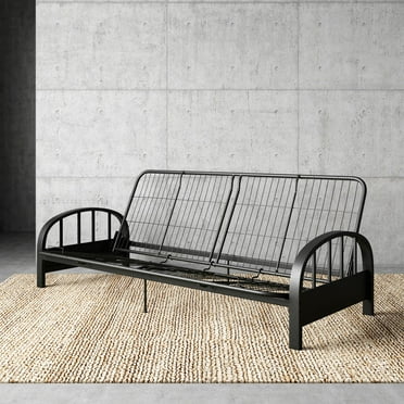 DHP Vermont Metal Futon Frame, Black - Walmart.com
