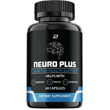 Neuro Plus Brain Supplement - NeuroPlus for Memory, Focus, Attention Formula, 3 Pack, 180 ...
