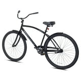 29" Kent Bicycle Men's Seachange Beach Cruiser Bicycle, Black - Walmart.com