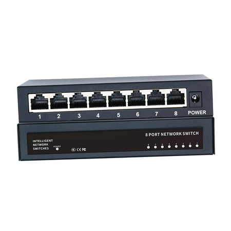 8 Port Gigabit Ethernet Network Switch, Desktop Switcher, Home Network ...
