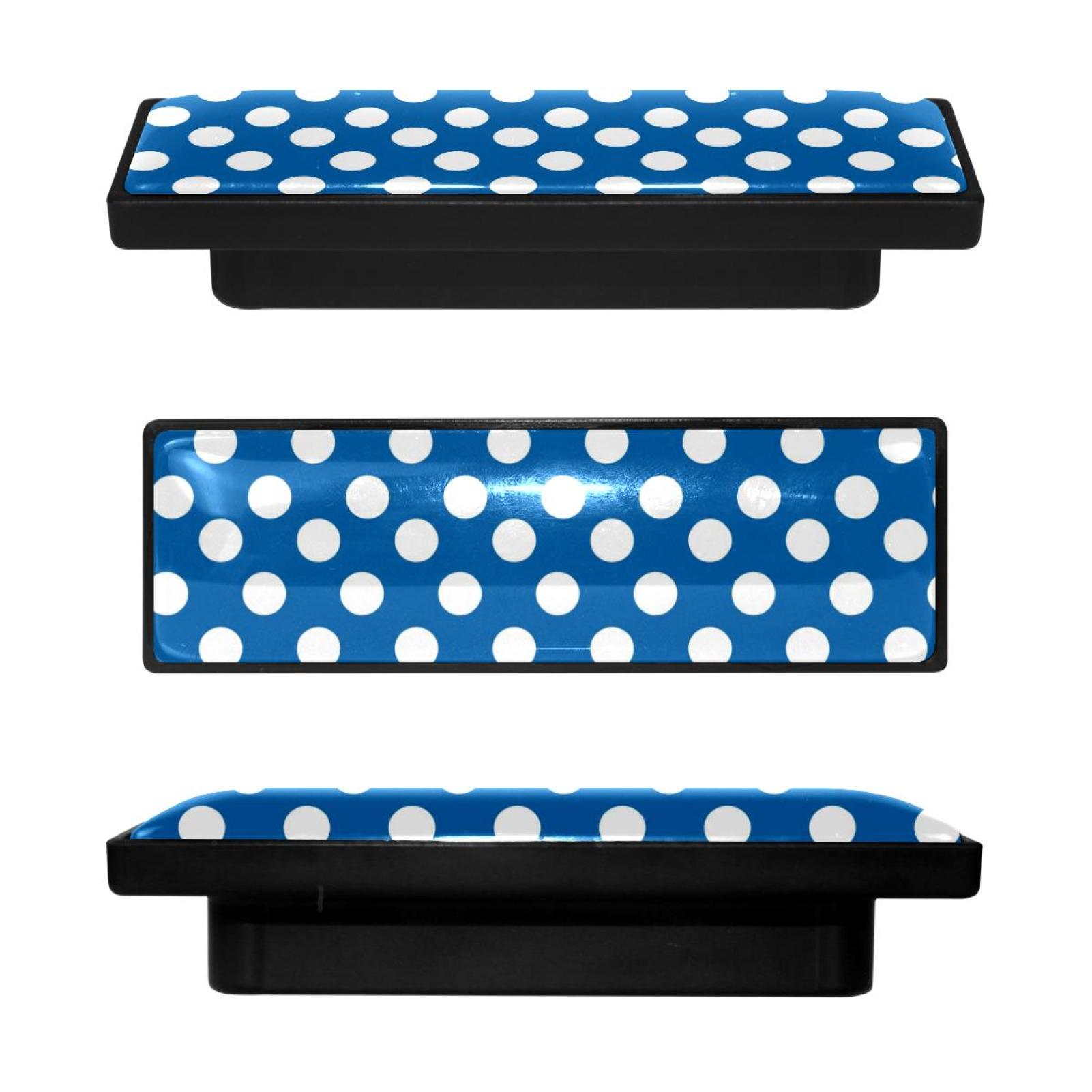 4 Pcs Rectangle Cabinet Handle Cupboard Knob Drawer Pulls Handle White ...