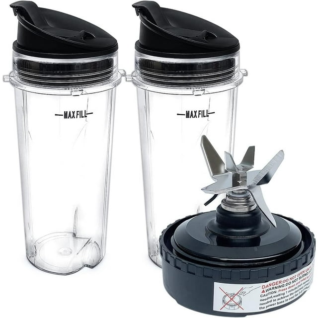 Replacement Parts Blade Assembly with 2 cups, Compatible with Ninja ...
