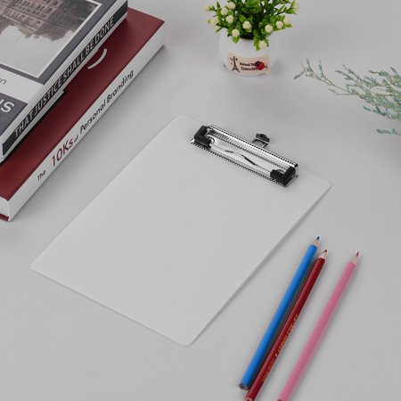 Amdohai Plastic Clipboard Metal Clip Writing Pad File Folder Document ...