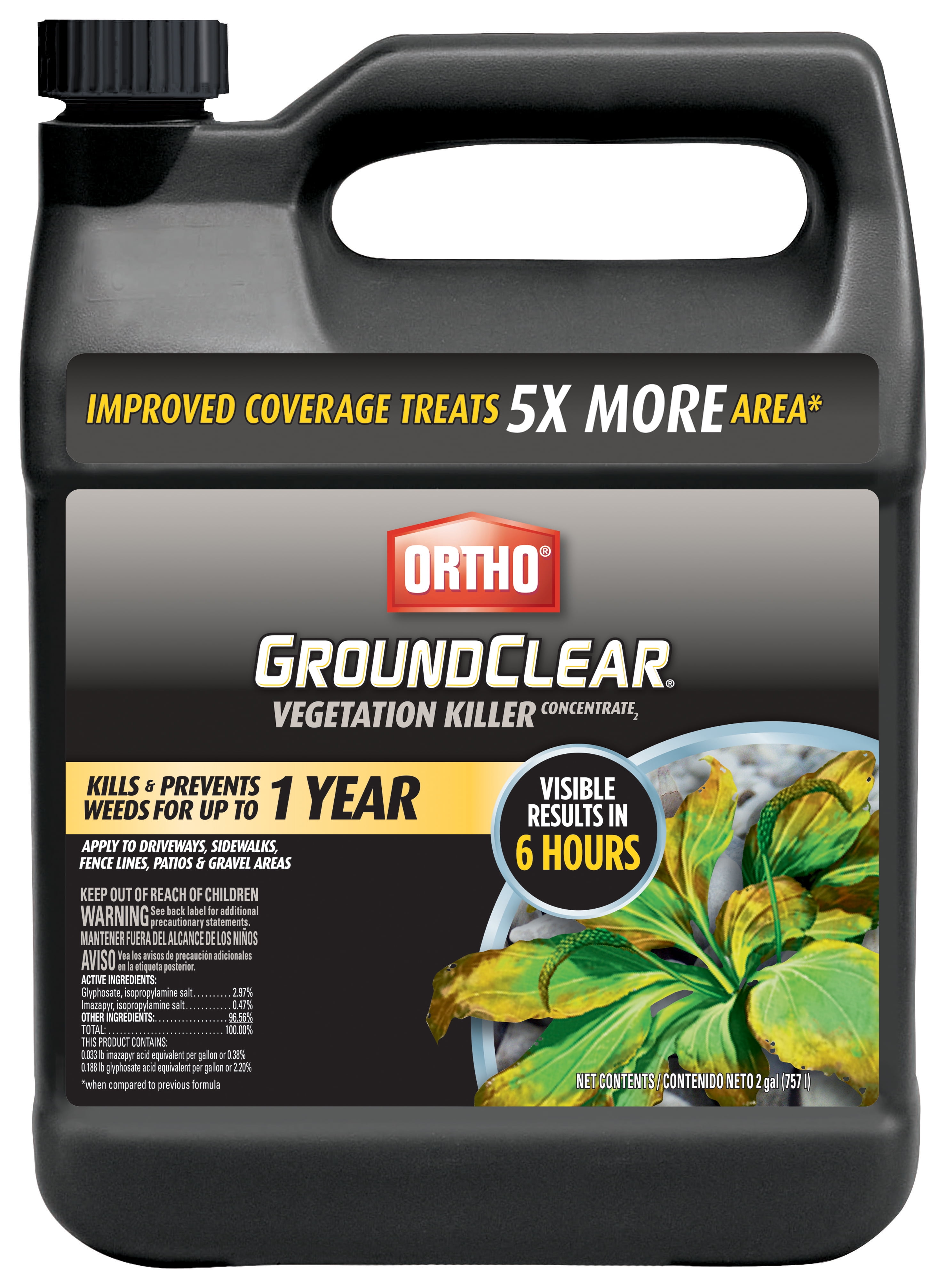 Ortho GroundClear Vegetation Killer Concentrate2, 2 gal. - Walmart.com