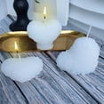 NeedHelp White Heart Shape Candle Style 3 - Long-Lasting Rose Scent ...