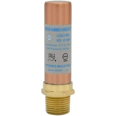 Solimeta 3/8" Water Hammer Arrestor, Lead-Free Brass 3/8"OD, Water ...