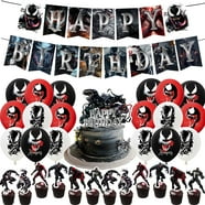 Venom birthday party decoration supplies, 113 pcs of Venom party ...