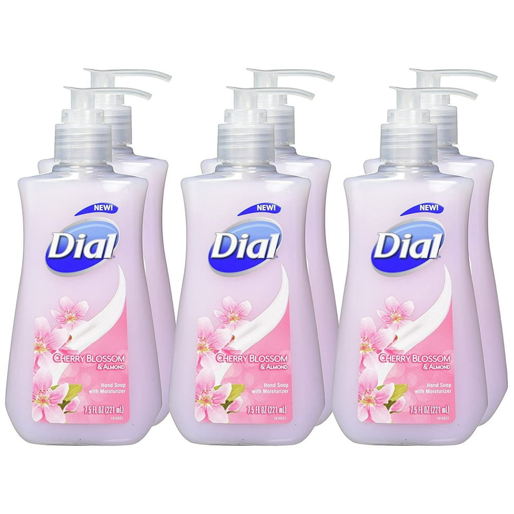 Dial Cherry Blossom & Almond Hand Soap with Moisturizer, 7.5 Fl Oz ...