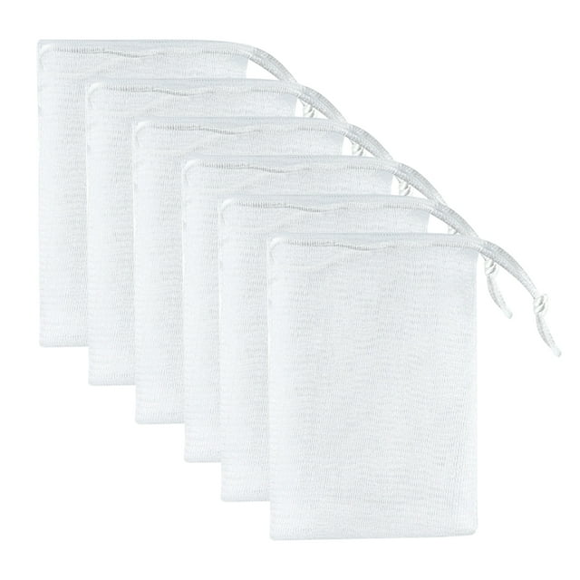Handmade Soap Bubble Mesh Bags Foam Net Exfoliating Mesh Soap Bag Soap