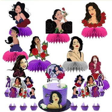 Selena Party Supplies Birthday Decorations Plates Banner Kids Cake ...