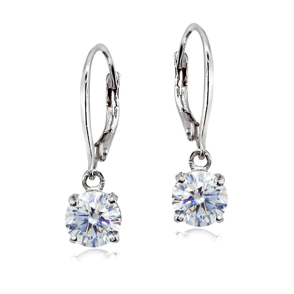 Click here for Gemstar Cubic Zirconia Sterling Silver 6mm Round S... prices