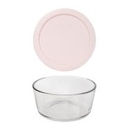 Pyrex Ultimate OV-7201 Round White Silicone and Glass No Leak Storage ...