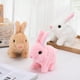 Techinal Electric Rabbit Toy Plush Bunny Battery Operated Hopping ...