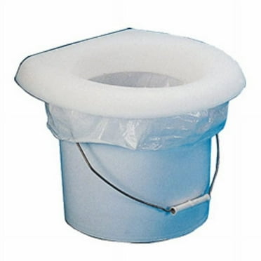 Moeller Portable Potty Universal Fit for 5 Gallon Buckets, White ...