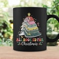 All Booked For Christmas Book Tree Lights Christmas Library Coffee Mugs ...