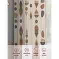 Abstract Ink Droplets Sheer Curtains for Living Room Bedroom Coastal ...
