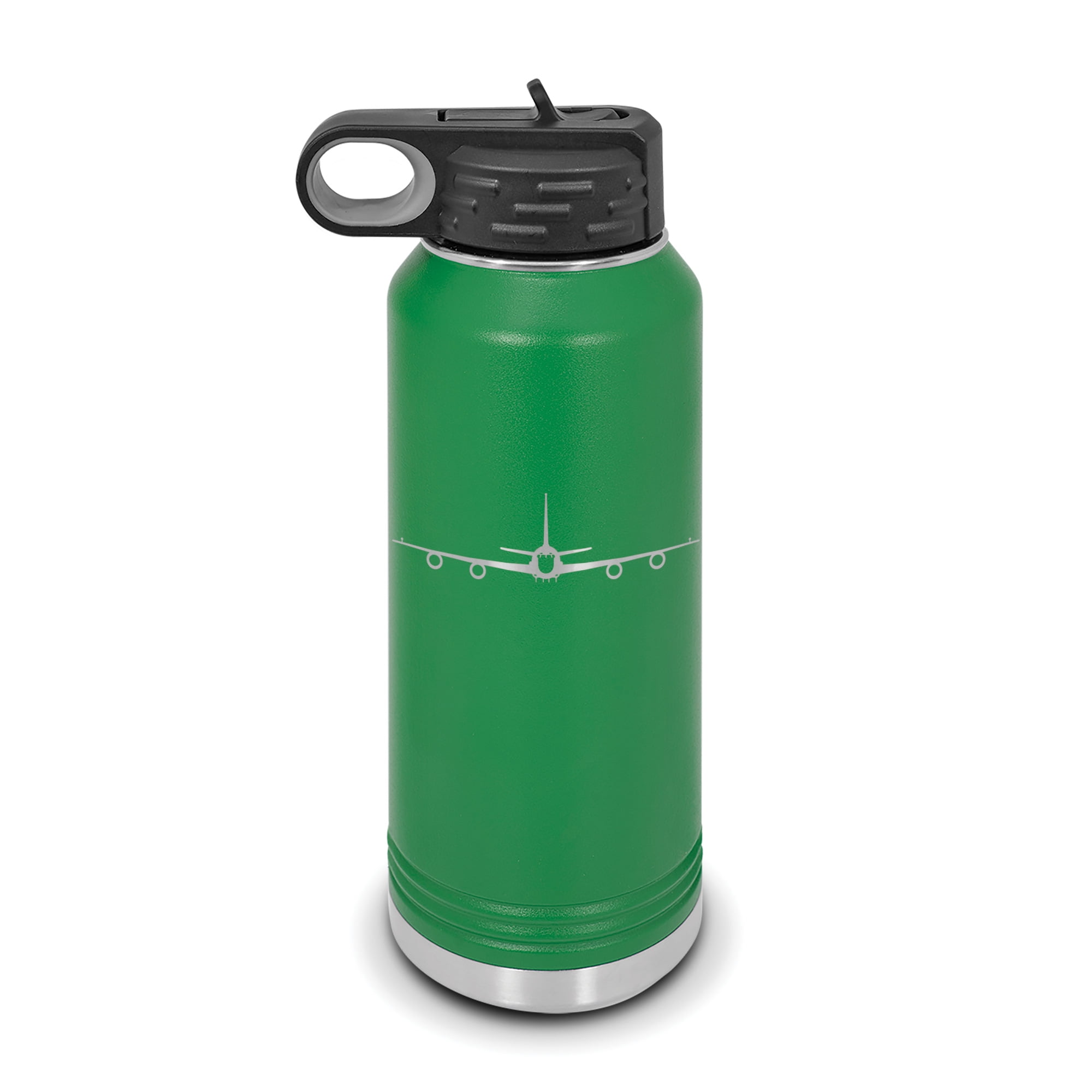 RC-135 Water Bottle 32 oz - Laser Engraved w/ Flip Top Removable Straw ...