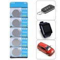 CEORPER 5Pcs CR2450 3V Coin Cell Batteries for Electronics High ...