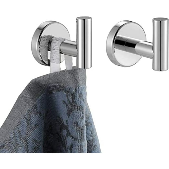 FNNMNNR Wall-Mounted Bathroom Towel Hooks - Perfect for Bathroom ...
